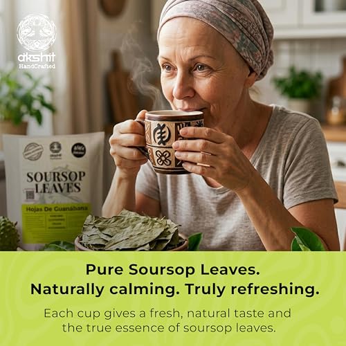 whole dried soursop leaves for wellness