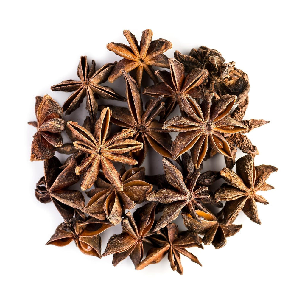 whole dried star anise spice