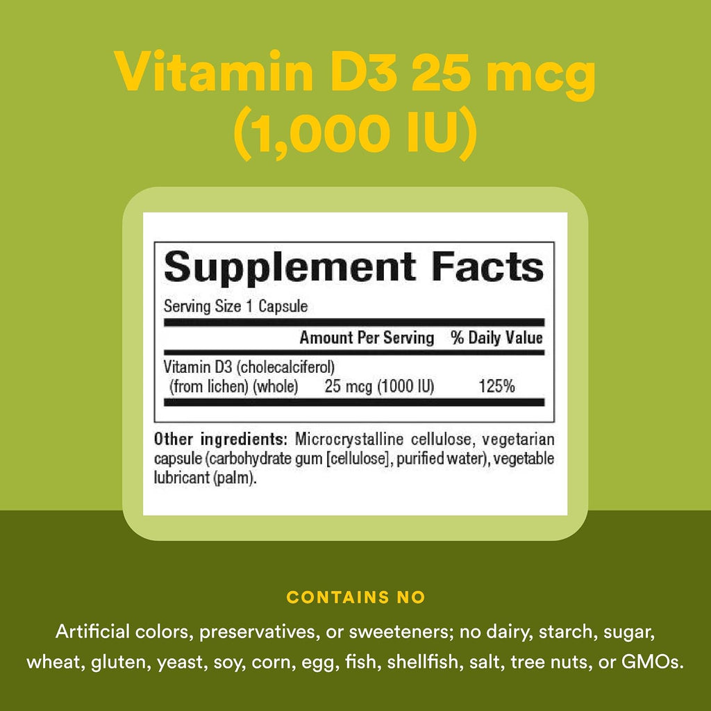 Whole Earth & Sea D3 benefits