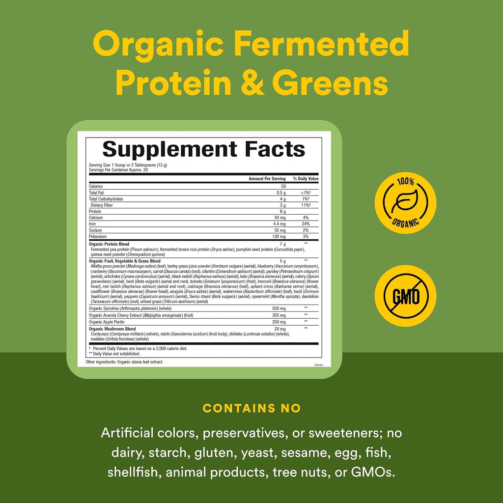 Whole Earth & Sea superfood greens blend