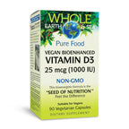 Whole Earth & Sea vitamin D capsules