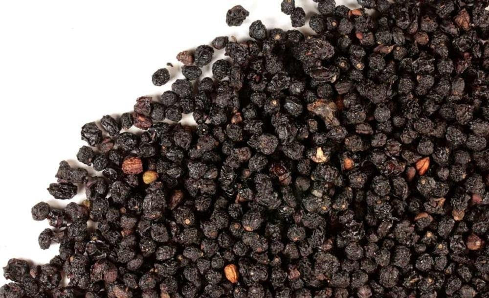 whole elderberries for syrup making