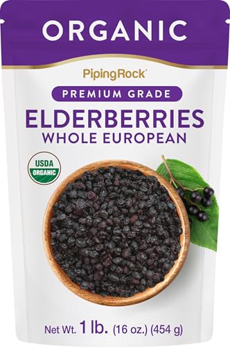 whole European elderberries for health