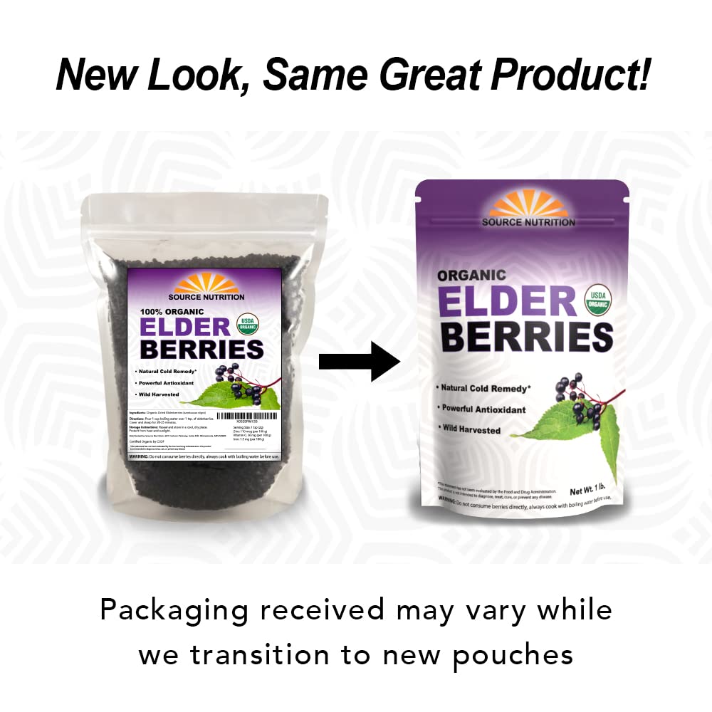 Whole European elderberry for smoothies
