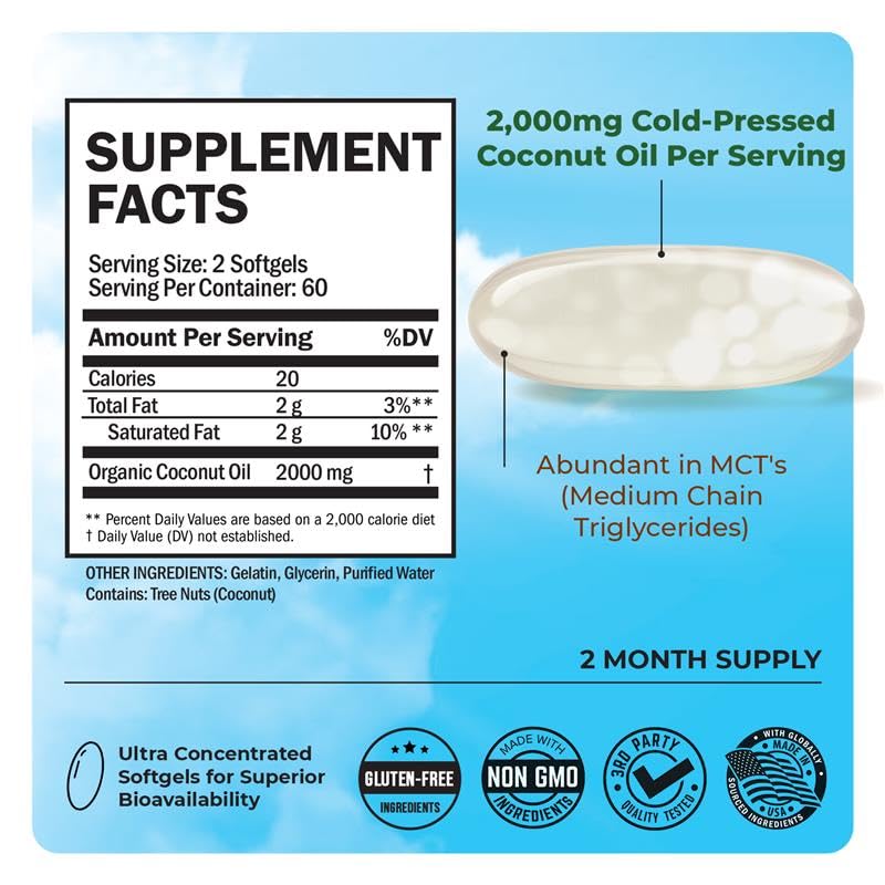 Whole food coconut oil multivitamin
