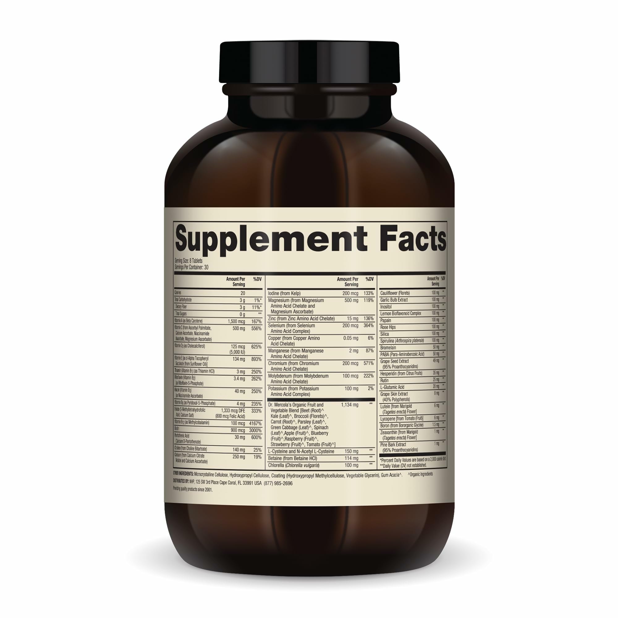 whole-food complex vitamin benefits