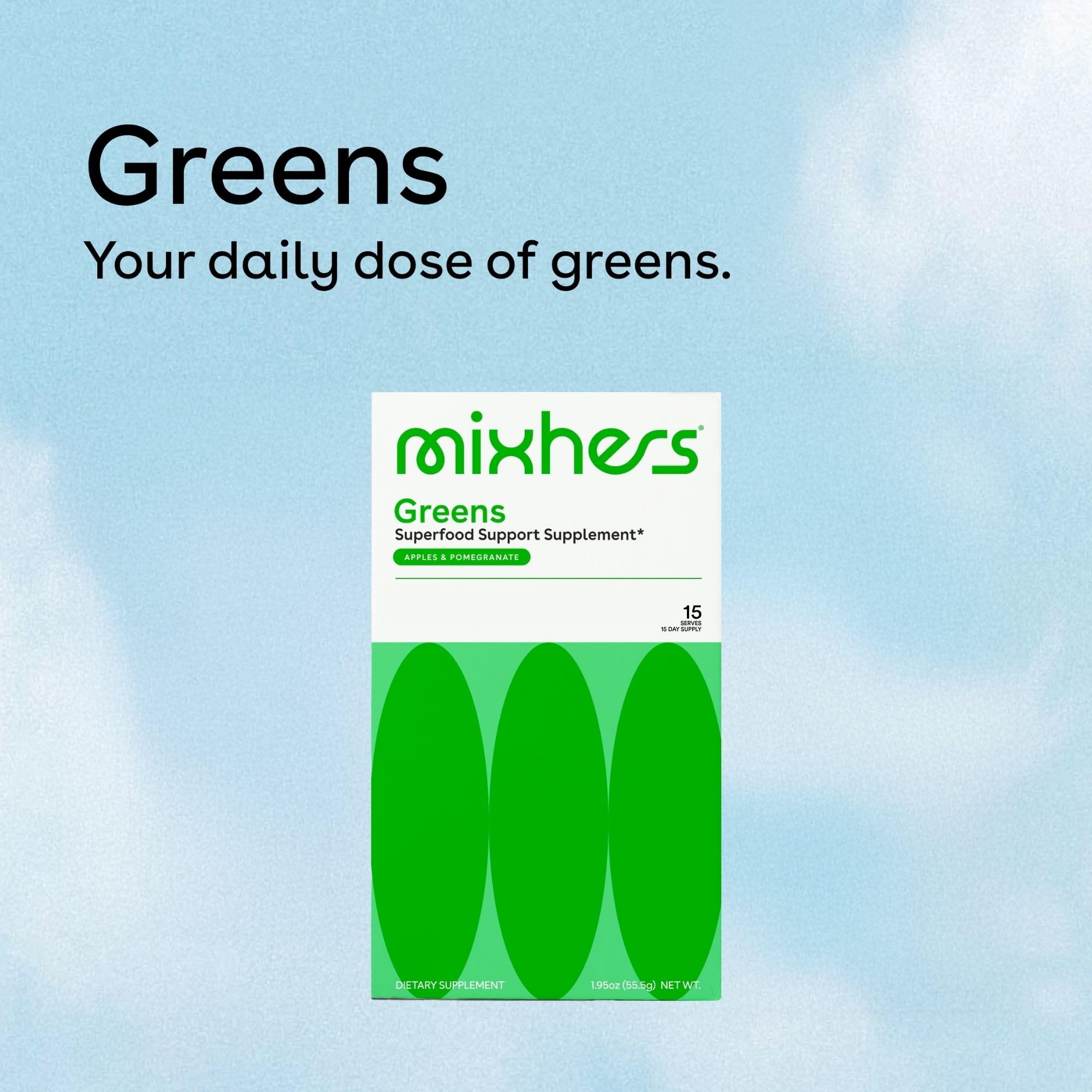 Whole food greens for energy
