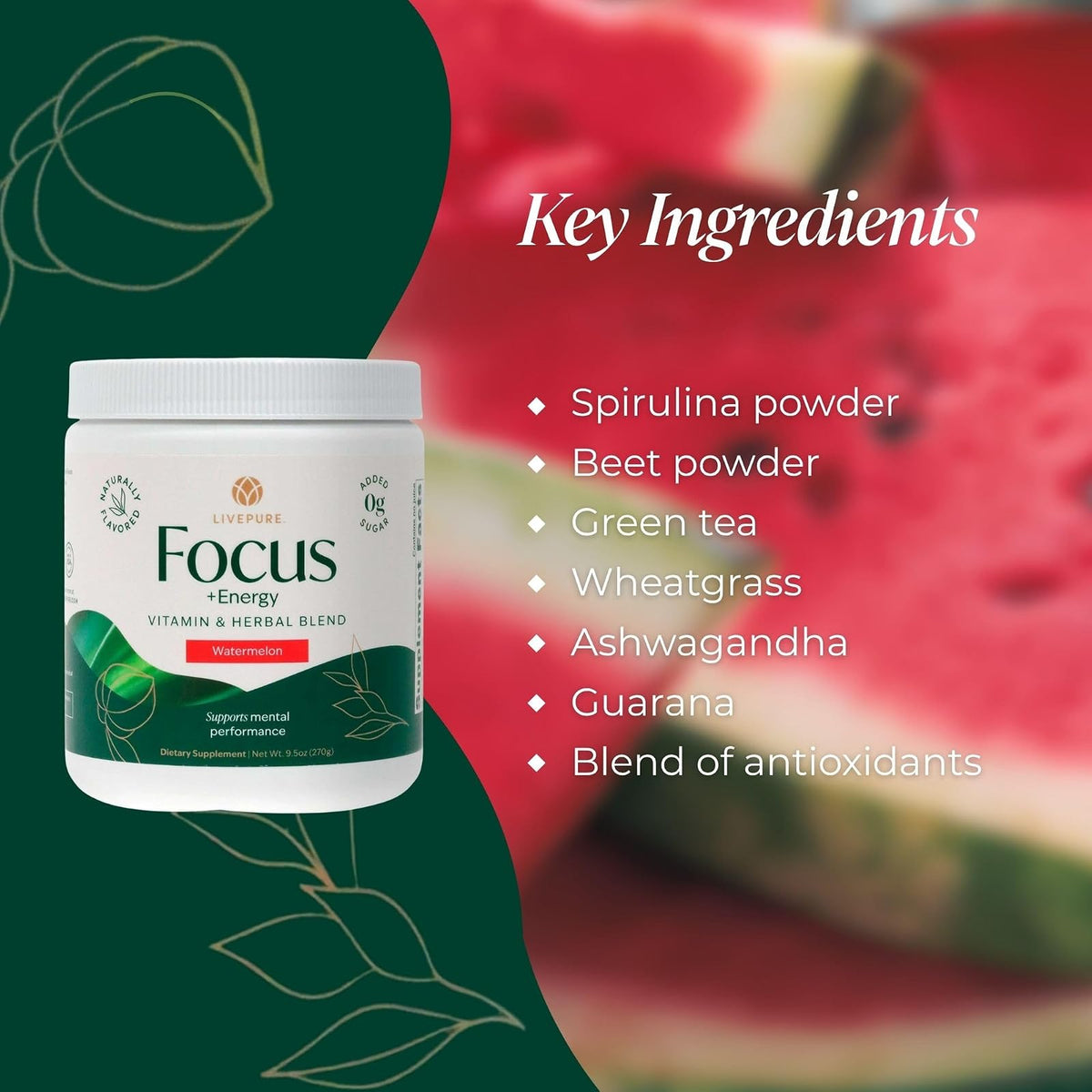 Whole food multivitamin energy boost