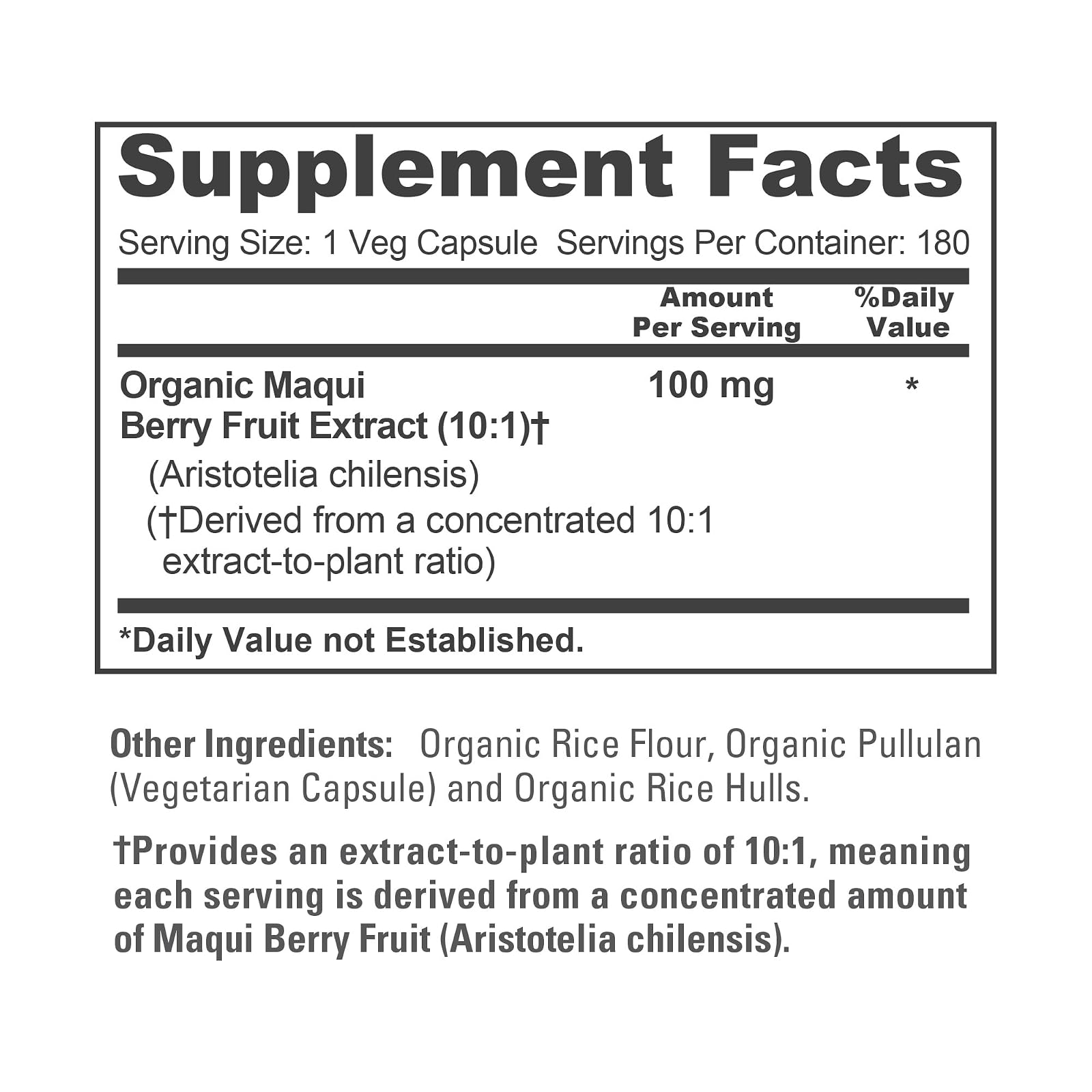 Whole food multivitamin featuring Maqui Berry