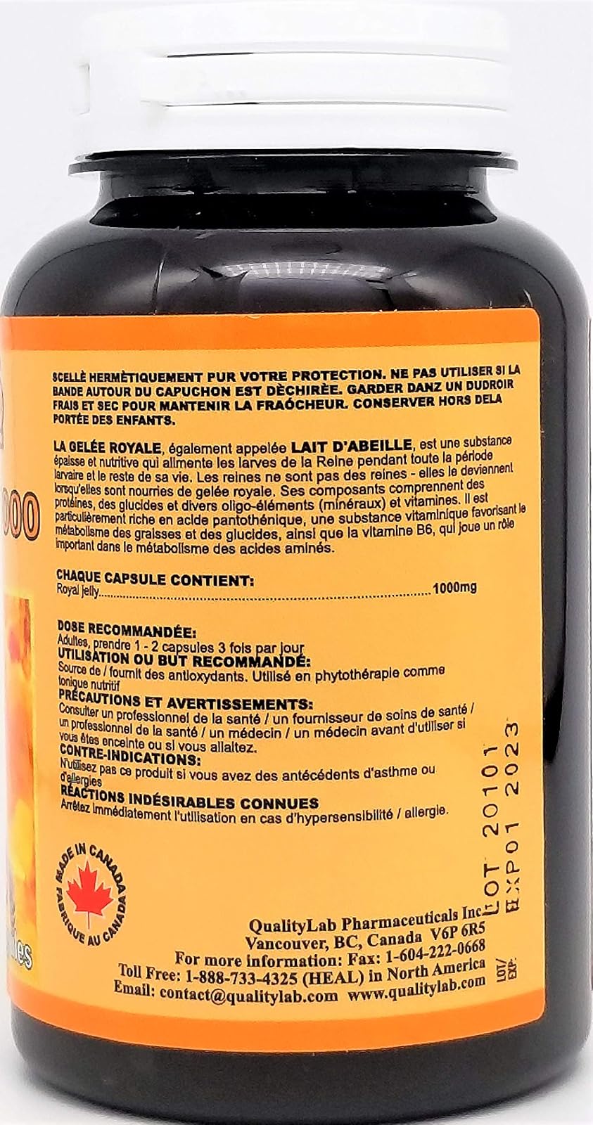 whole food multivitamin featuring Royal Jelly