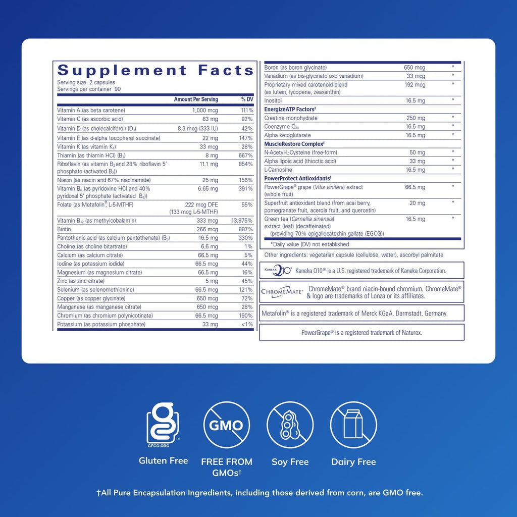 whole food multivitamin for active lifestyles