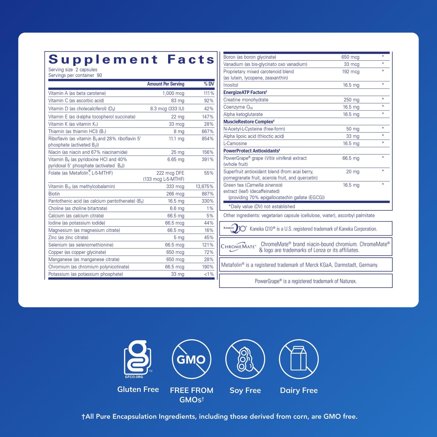 whole food multivitamin for active lifestyles