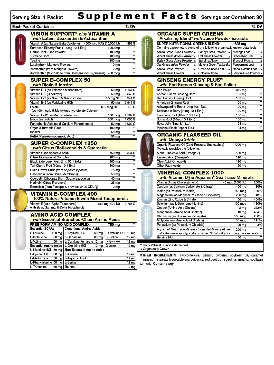 whole food multivitamin for active lifestyles