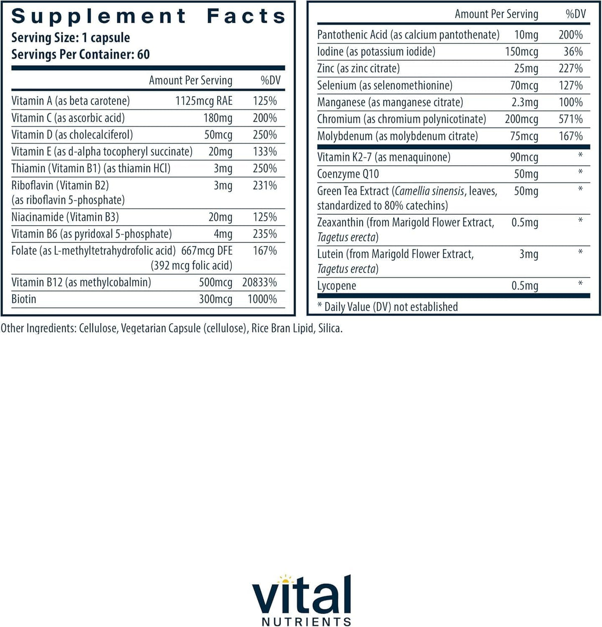 whole food multivitamin for active lifestyles