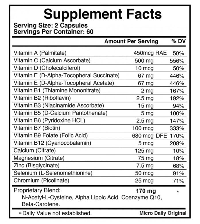 whole food multivitamin for active lifestyles