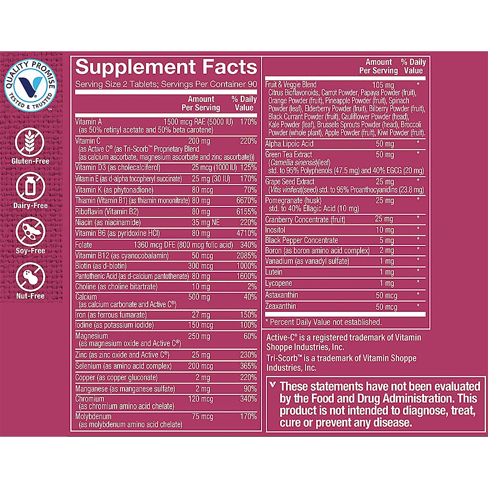 whole food multivitamin for active women