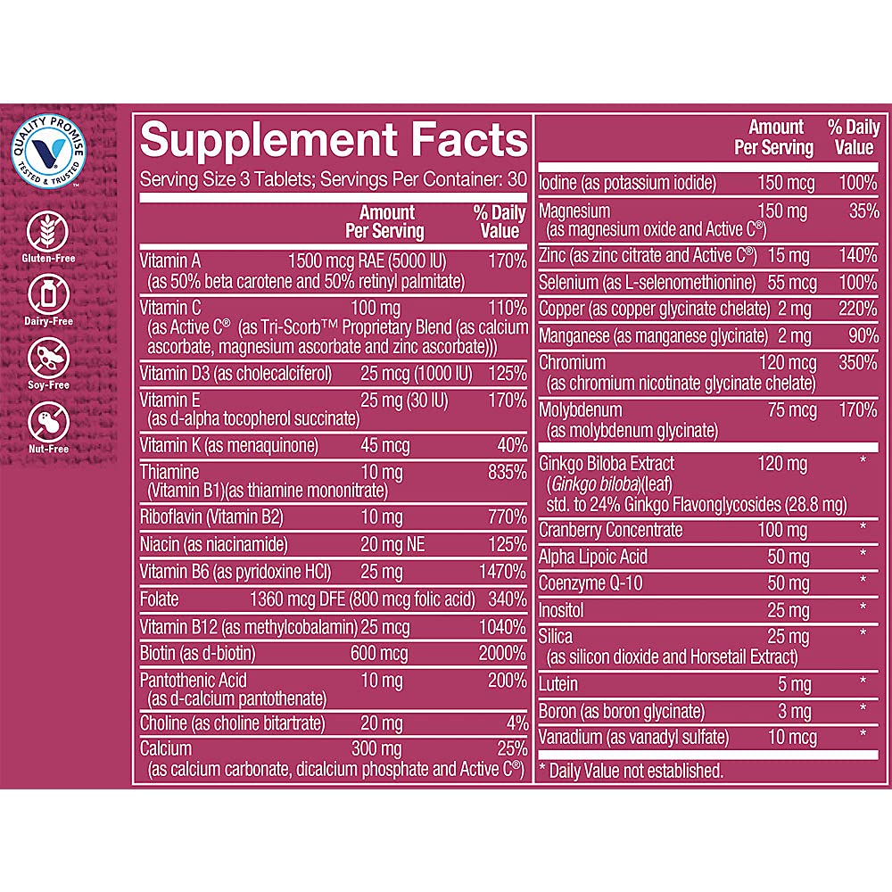 whole food multivitamin for active women