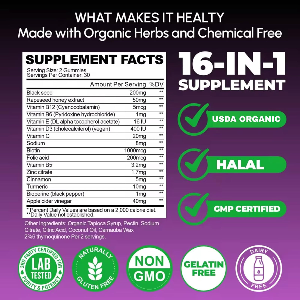 Whole food multivitamin for adults