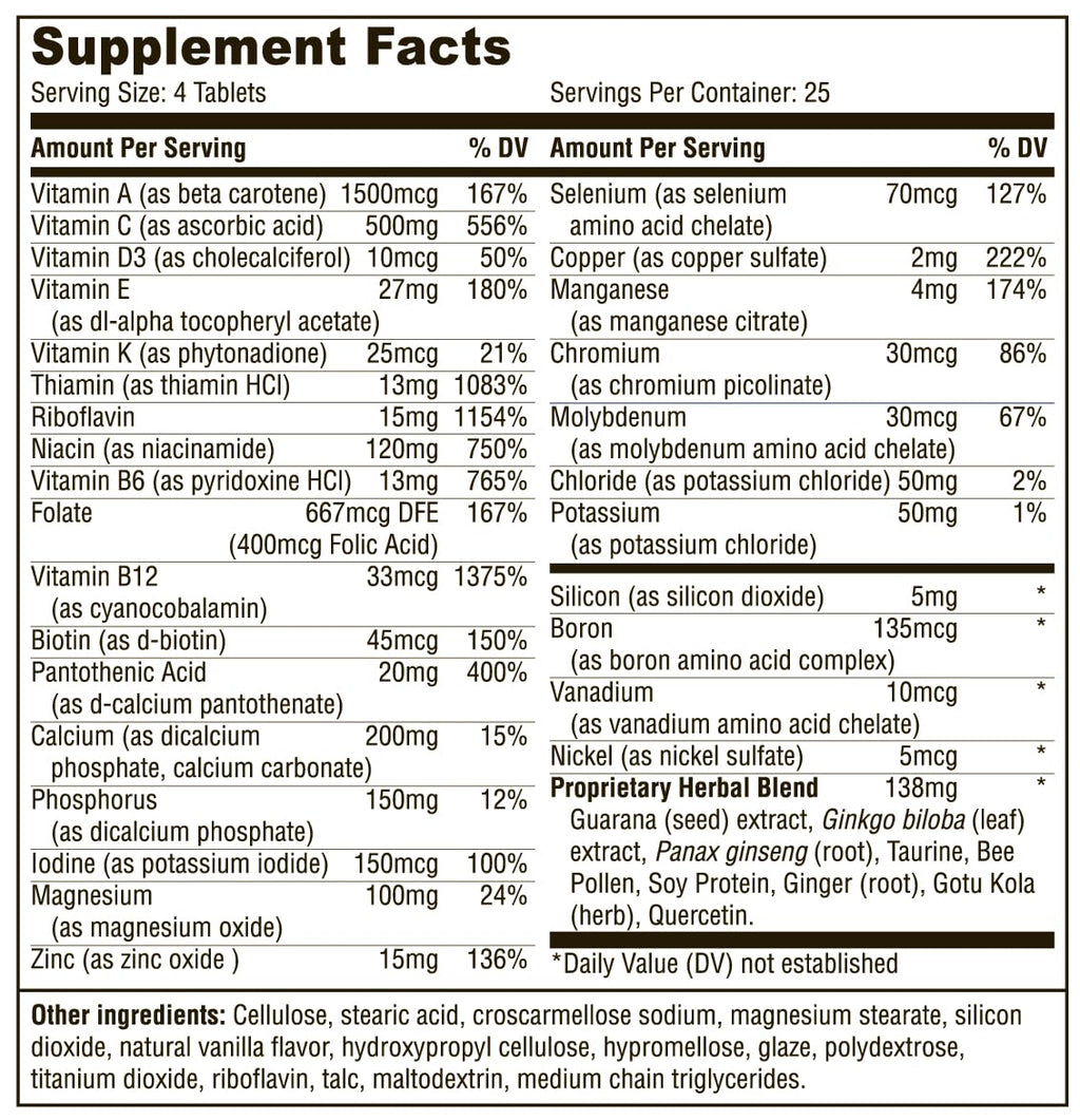 whole food multivitamin for better health