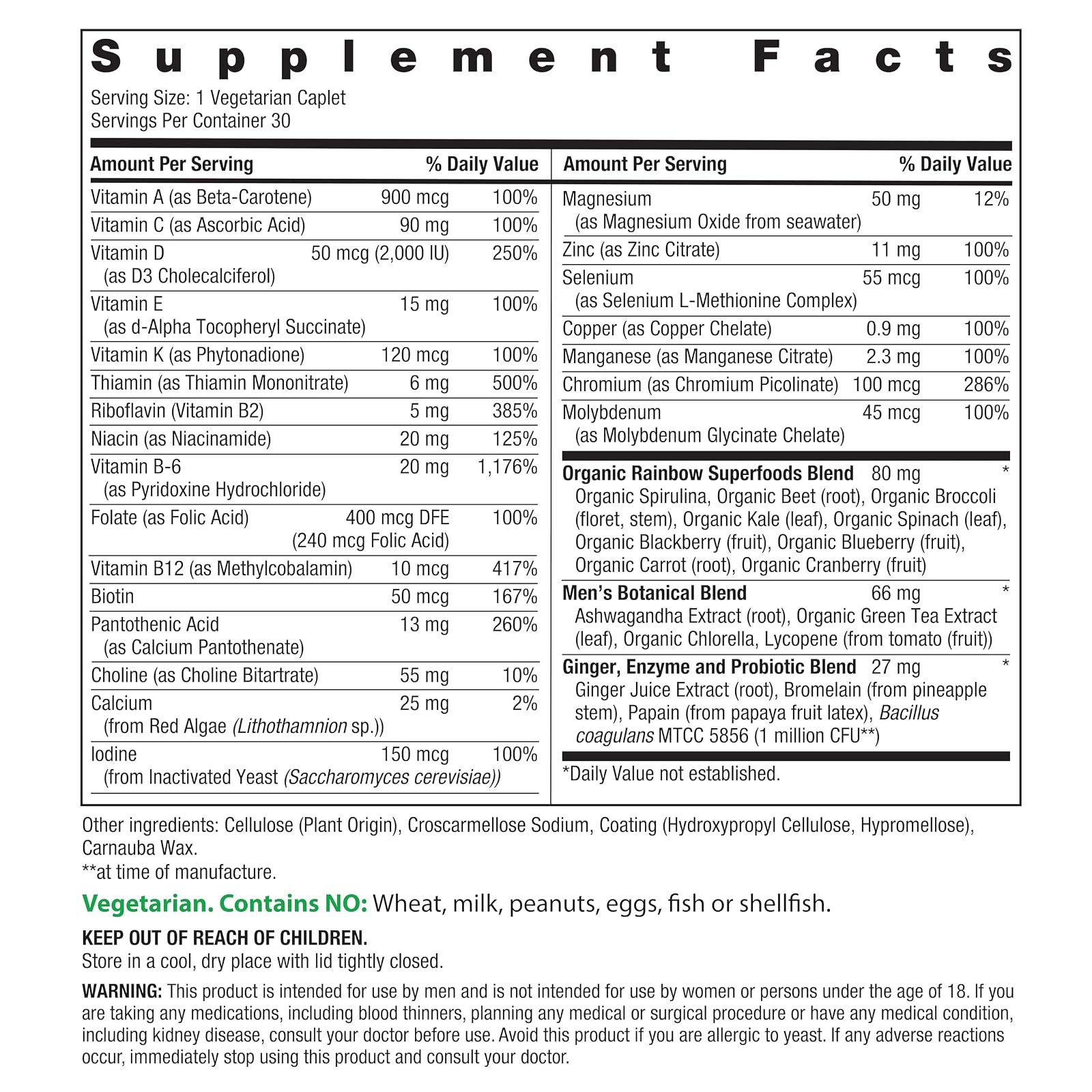 whole food multivitamin for daily health