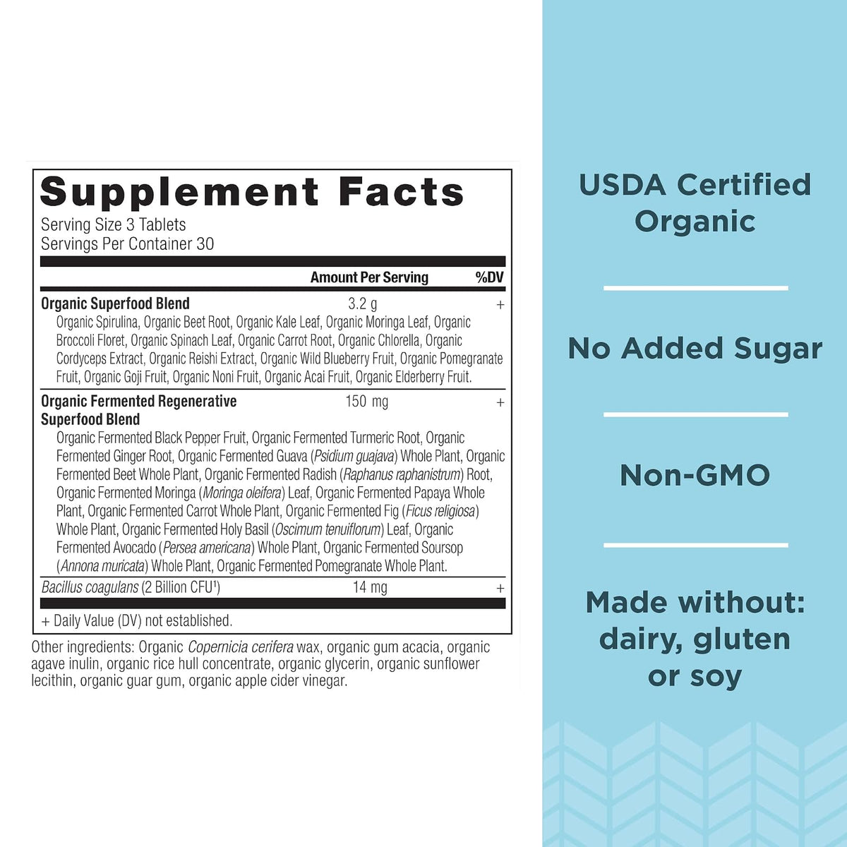 Whole food multivitamin for daily health