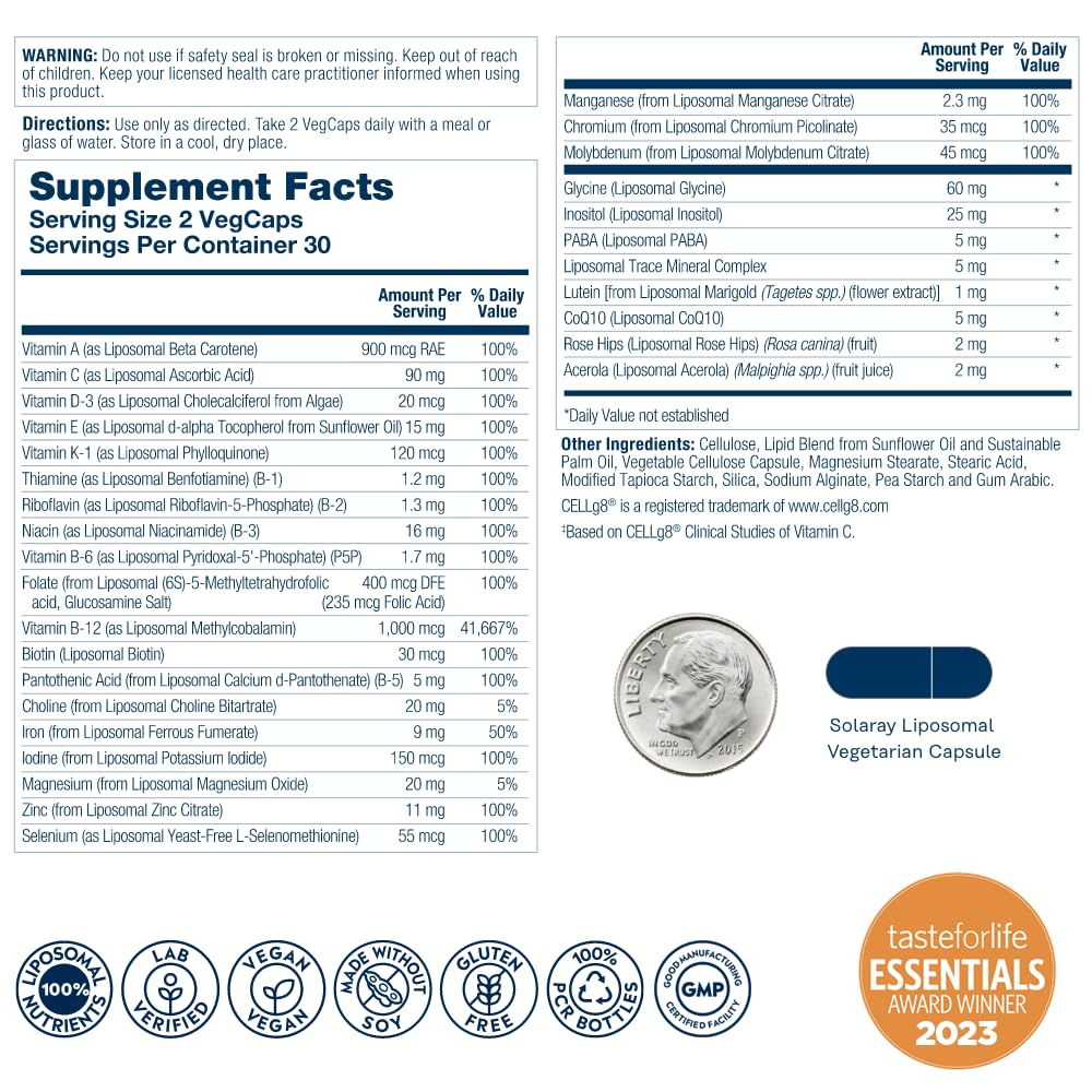 Whole food multivitamin for daily nutrition