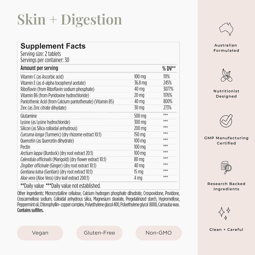 Whole food multivitamin for digestion