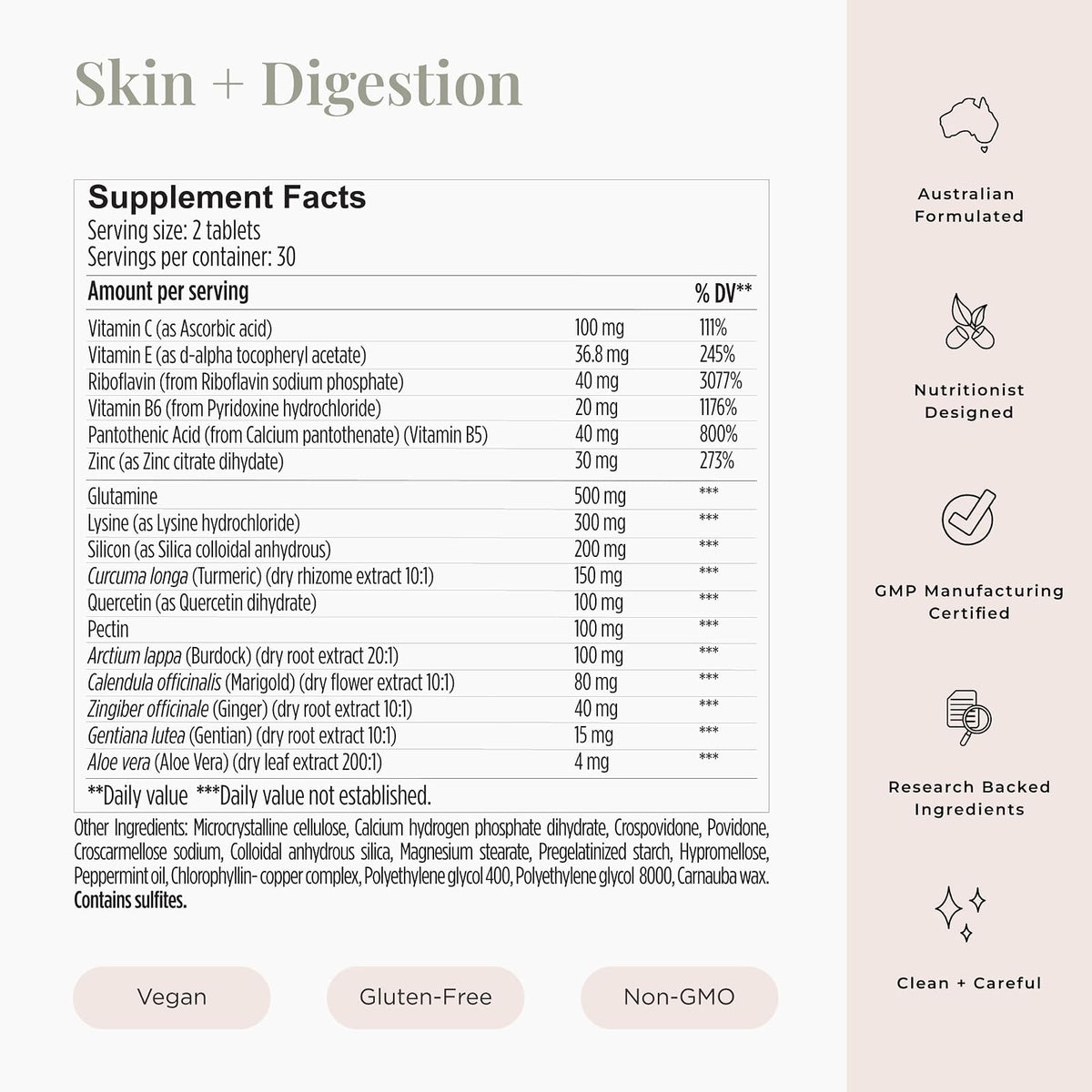 Whole food multivitamin for digestion