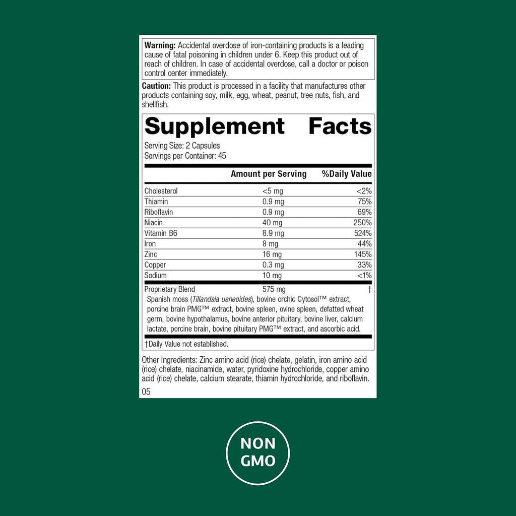 Whole food multivitamin for endocrine health