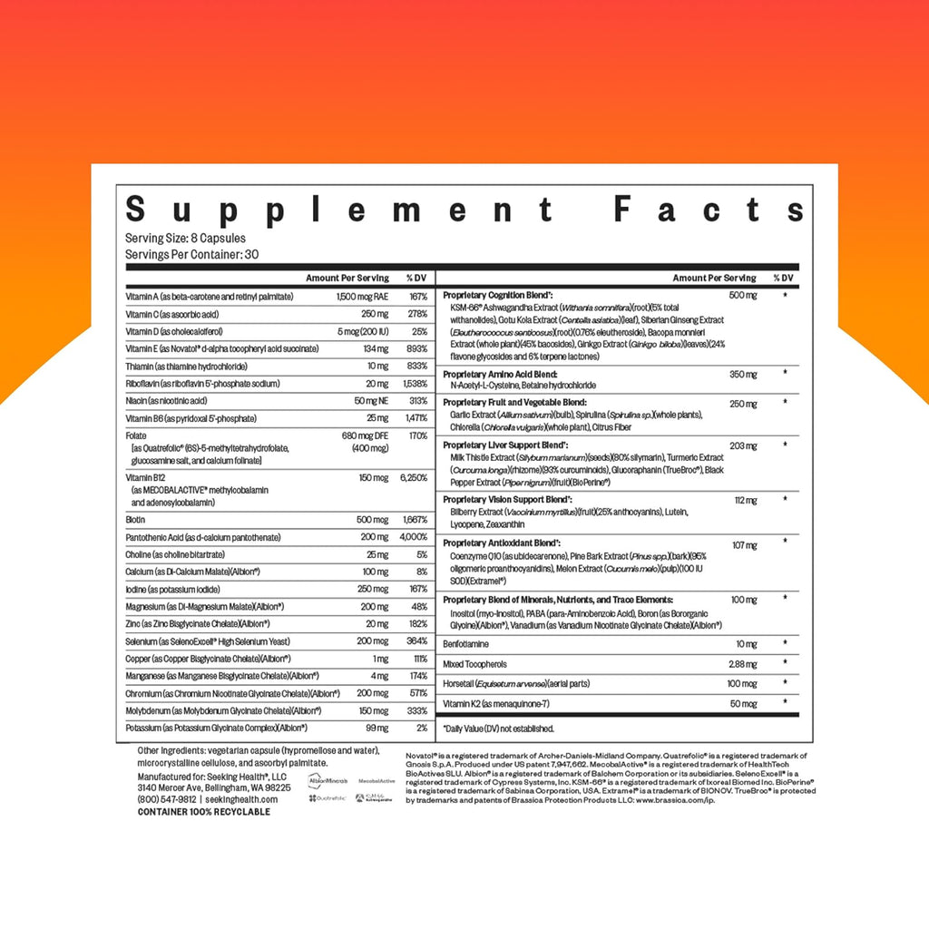 Whole food multivitamin for energy boost