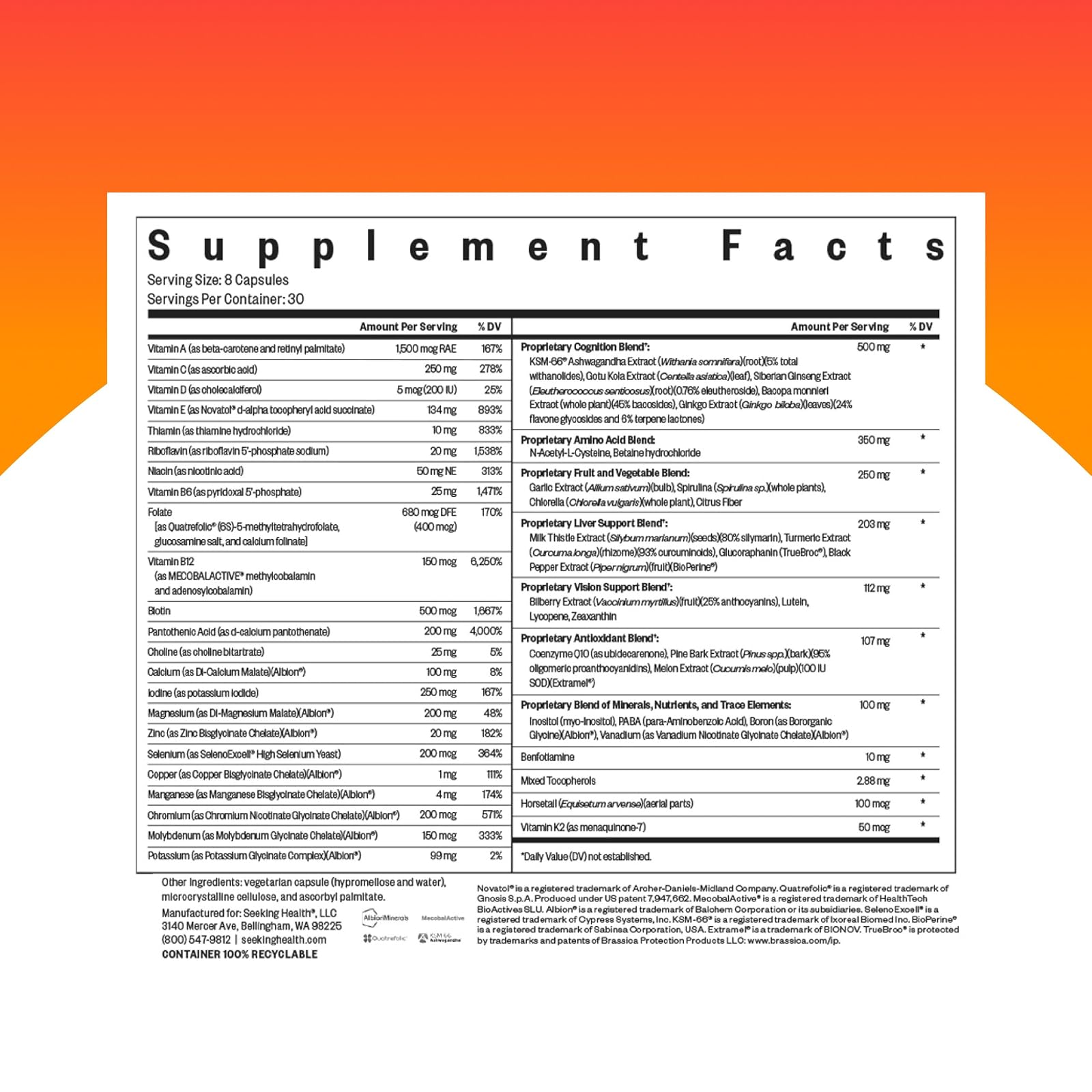 Whole food multivitamin for energy boost