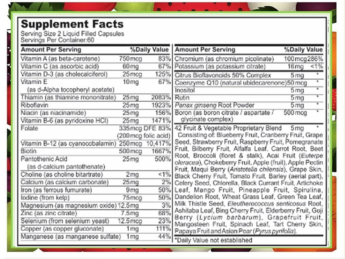 whole food multivitamin for energy
