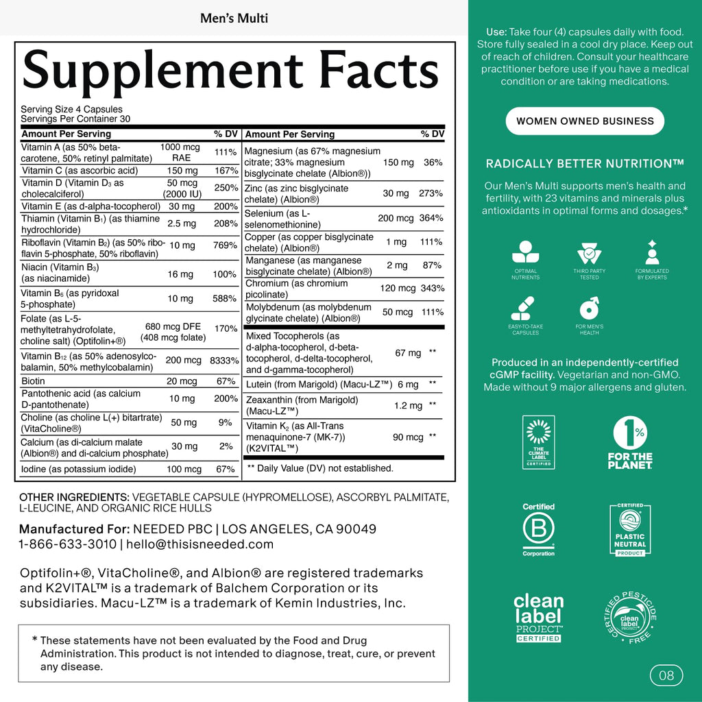 whole food multivitamin for men
