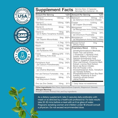 Whole food multivitamin for mental clarity