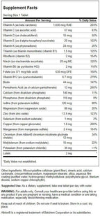 whole food multivitamin for optimal health