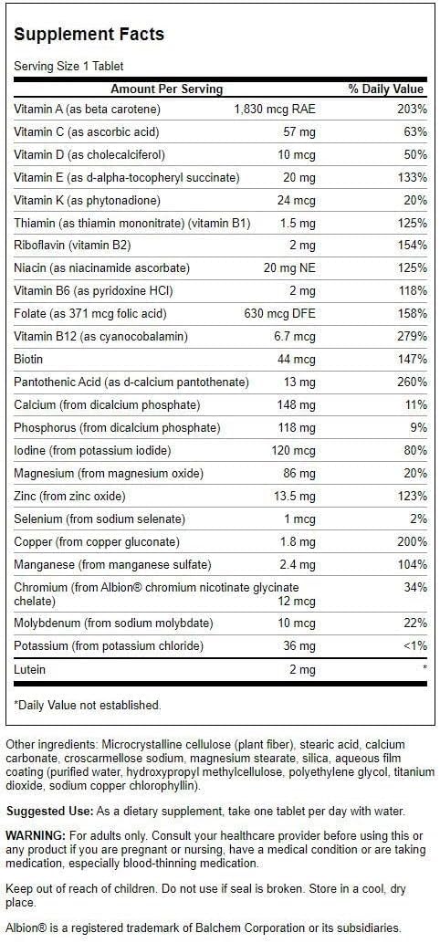 whole food multivitamin for optimal health