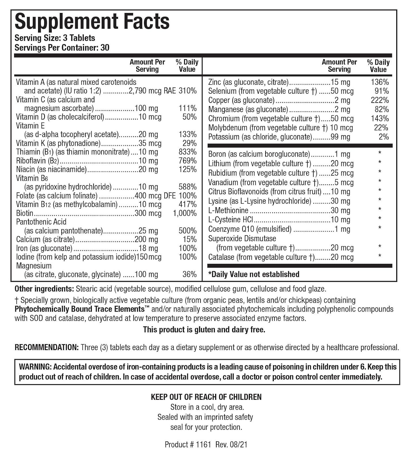 whole food multivitamin for optimal health