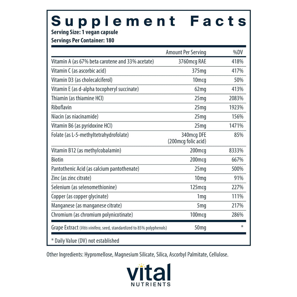 whole food multivitamin for optimal nutrition