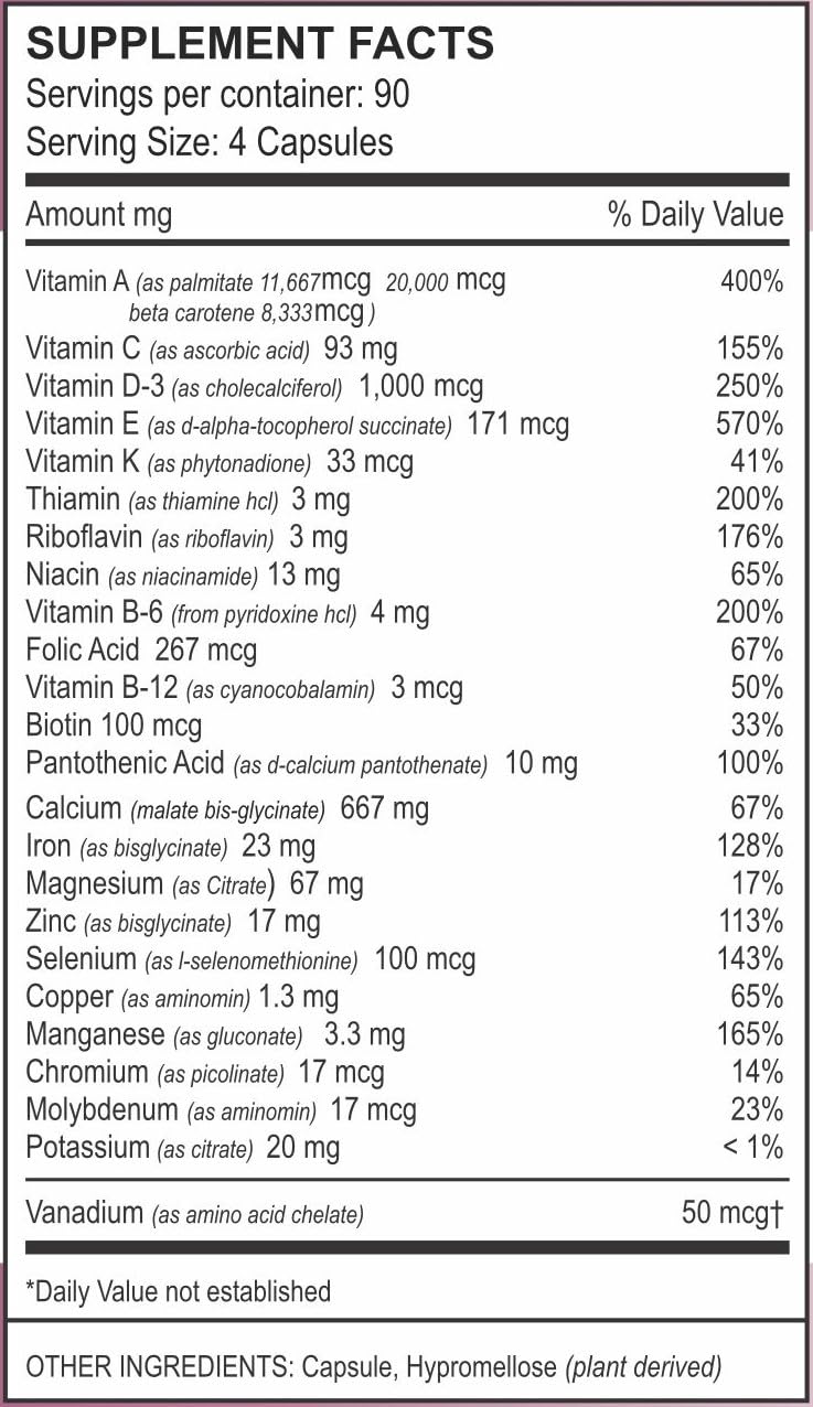 whole food multivitamin for optimal nutrition