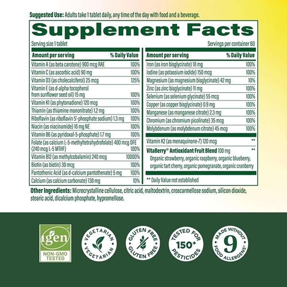 whole food multivitamin for optimal nutrition