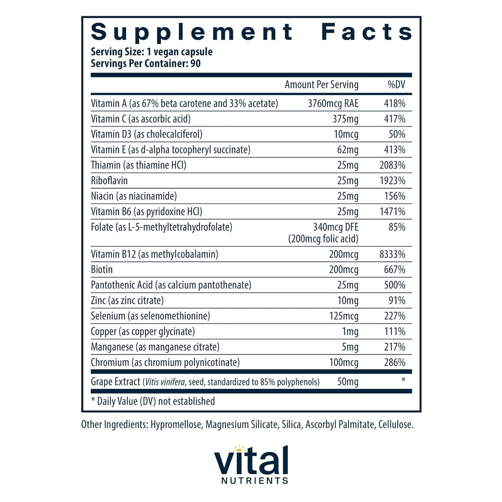 whole food multivitamin for optimal nutrition