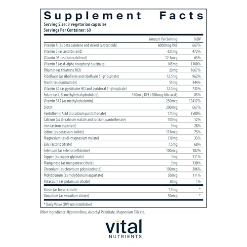 whole food multivitamin for optimal nutrition
