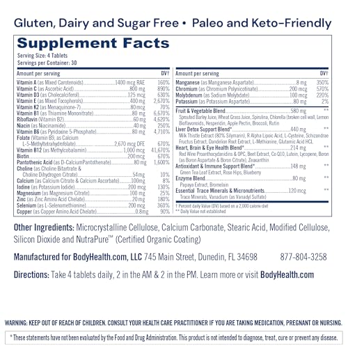 whole food multivitamin for optimal nutrition