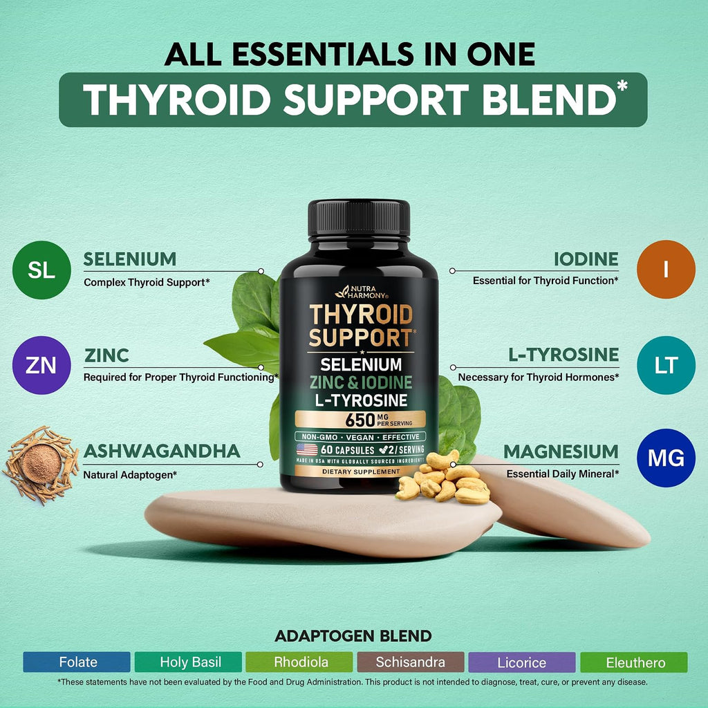 Whole food multivitamin for thyroid health