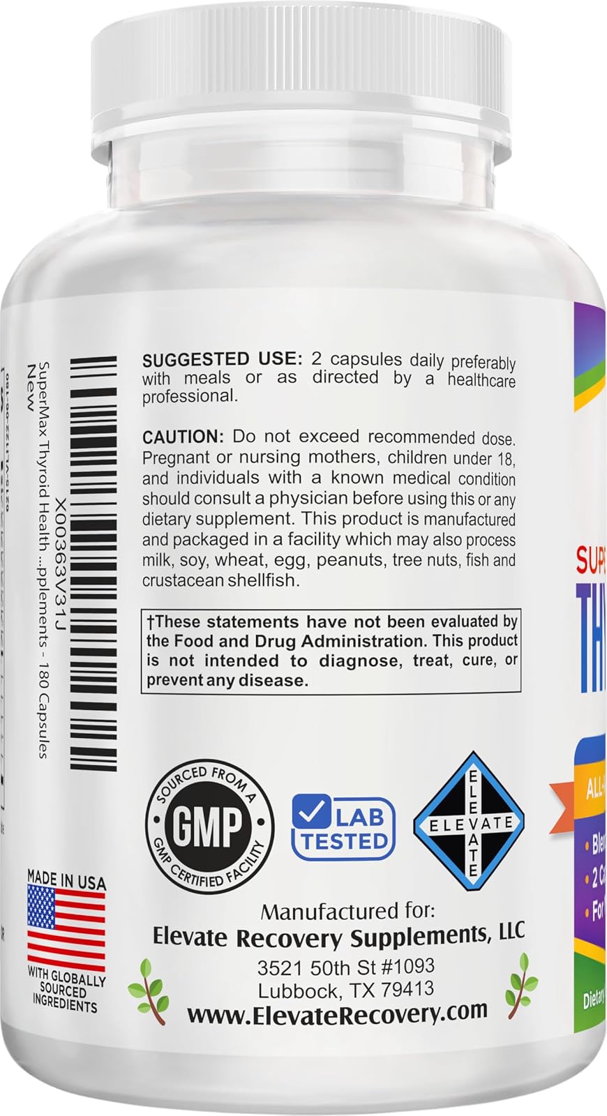 Whole food multivitamin for thyroid health