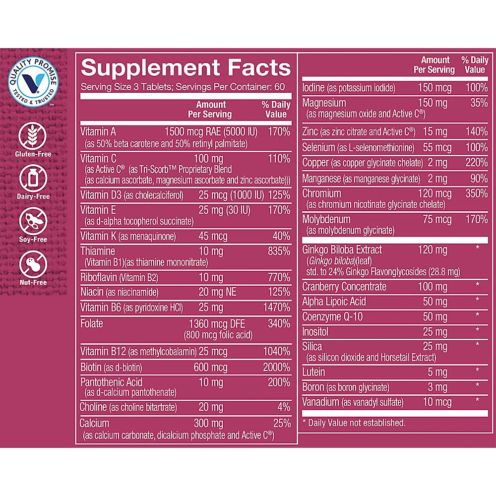 whole food multivitamin for women's health