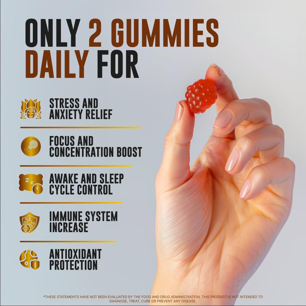 Whole food multivitamin gummies for energy boost