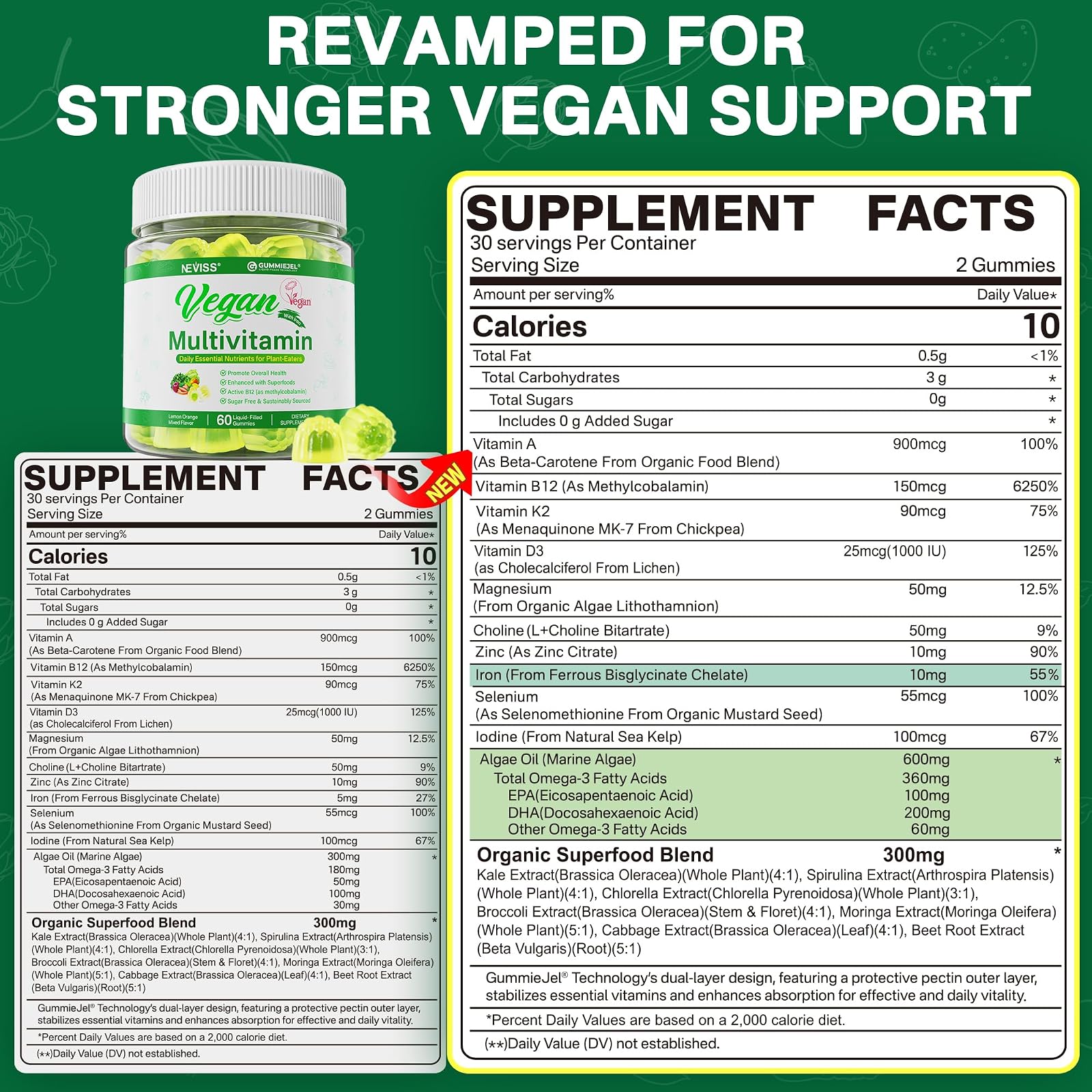 Whole food multivitamin gummies for men