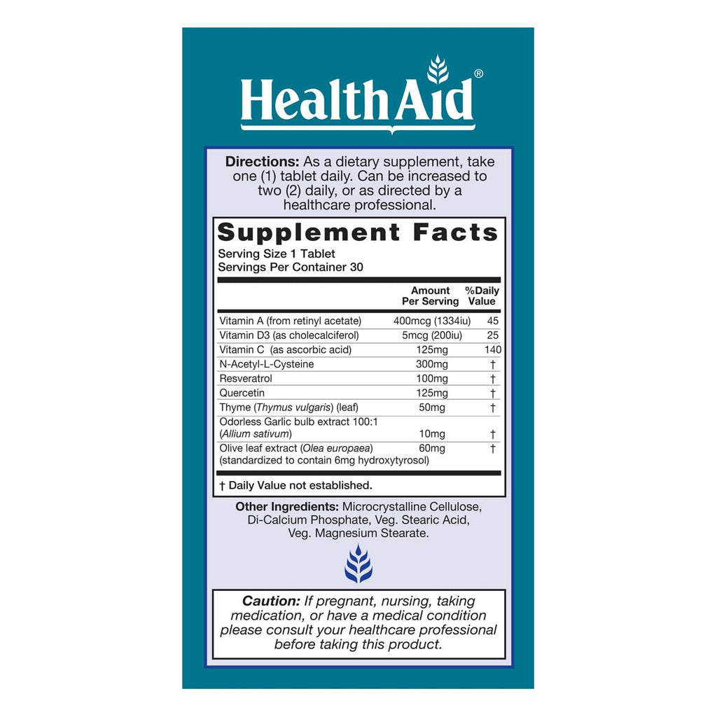whole food multivitamin HealthAid LungForte benefits