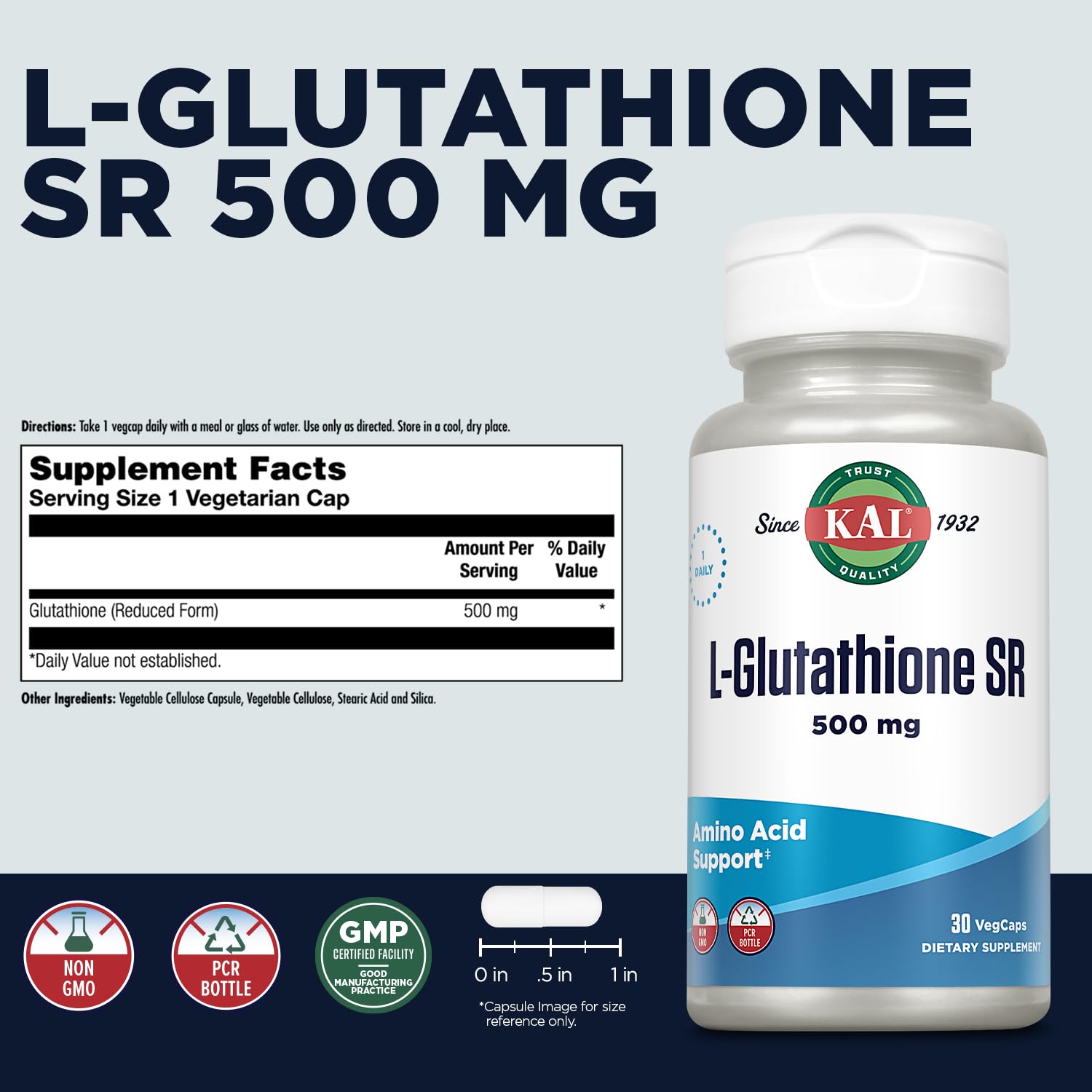 whole food multivitamin KAL L-Glutathione SR